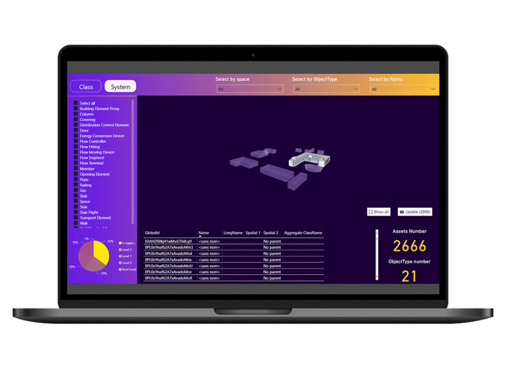 SeveUp Free BIM data viewer (IFC, RVT...)