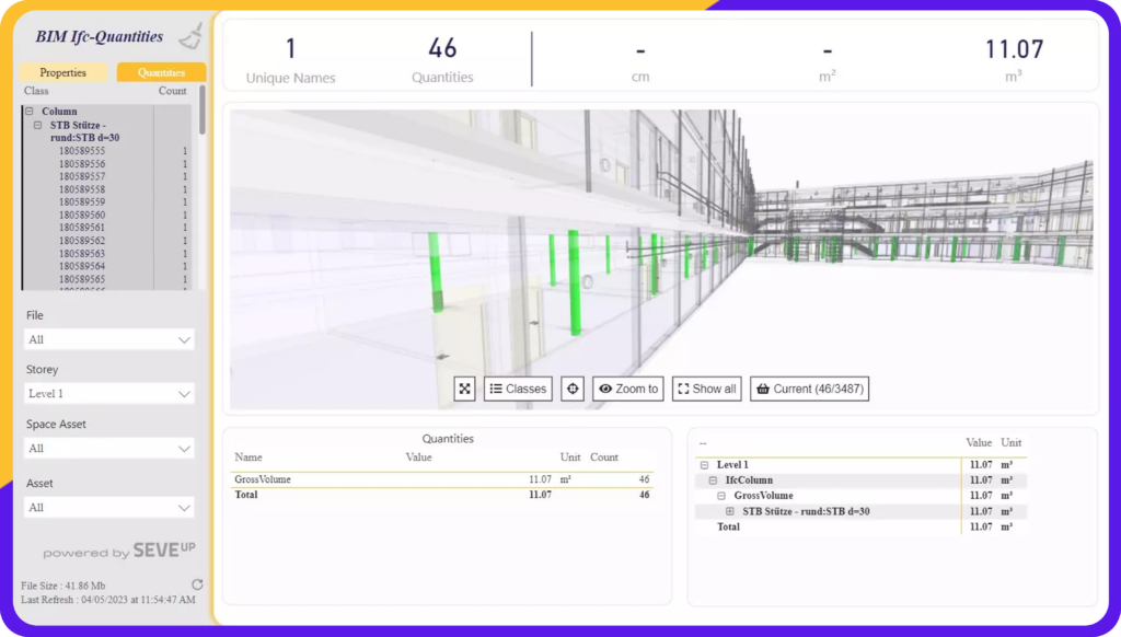 Quantity takeoff software for your BIM models