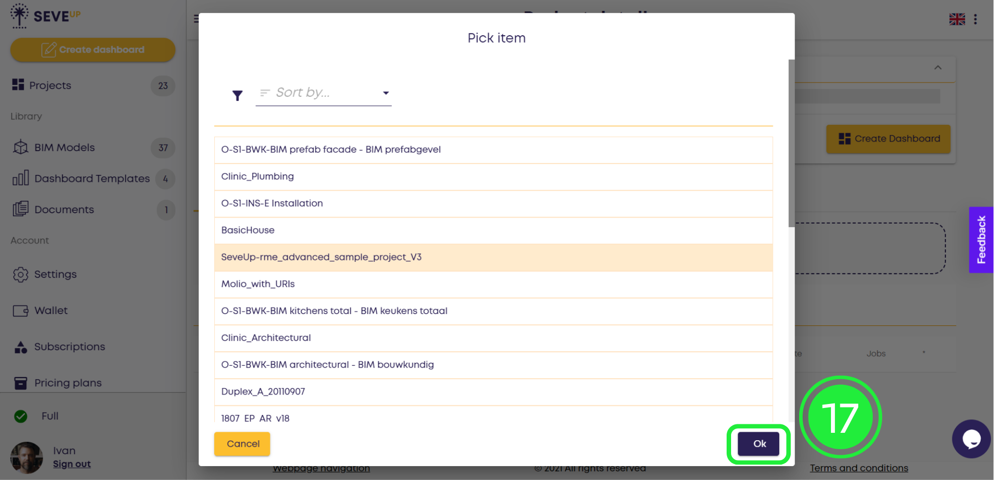 How to upload and link BIM models to your first SeveUp project?